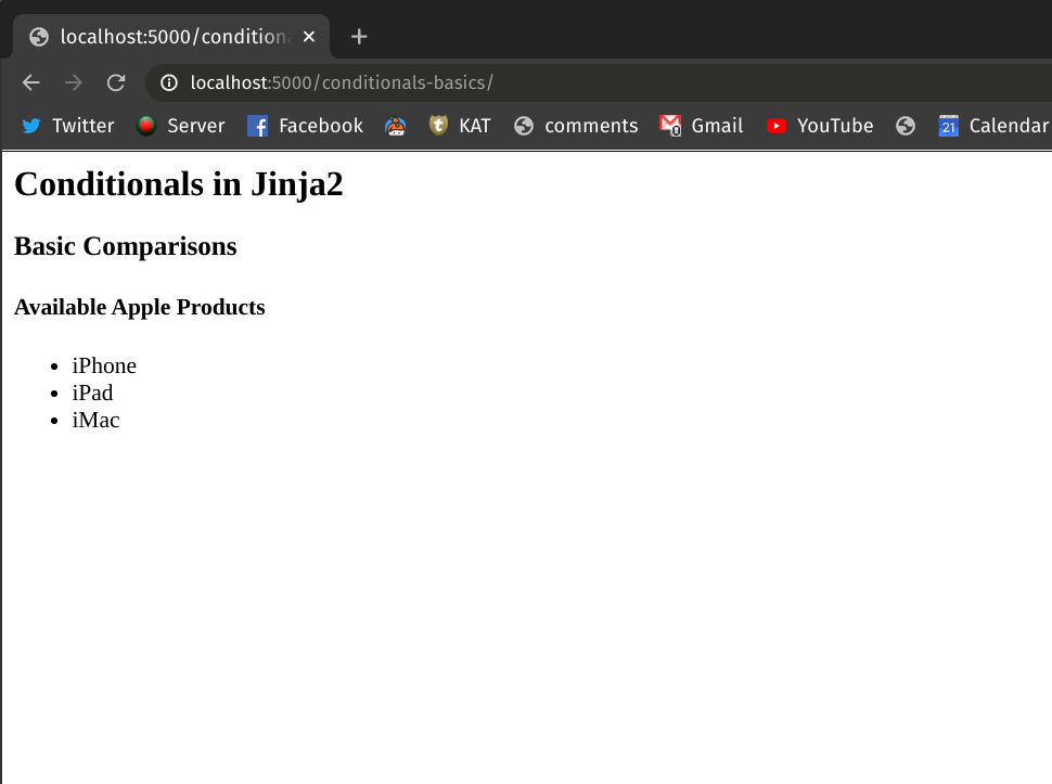 Jinja2 Conditional Statements Web Developer Bootcamp With Flask And 